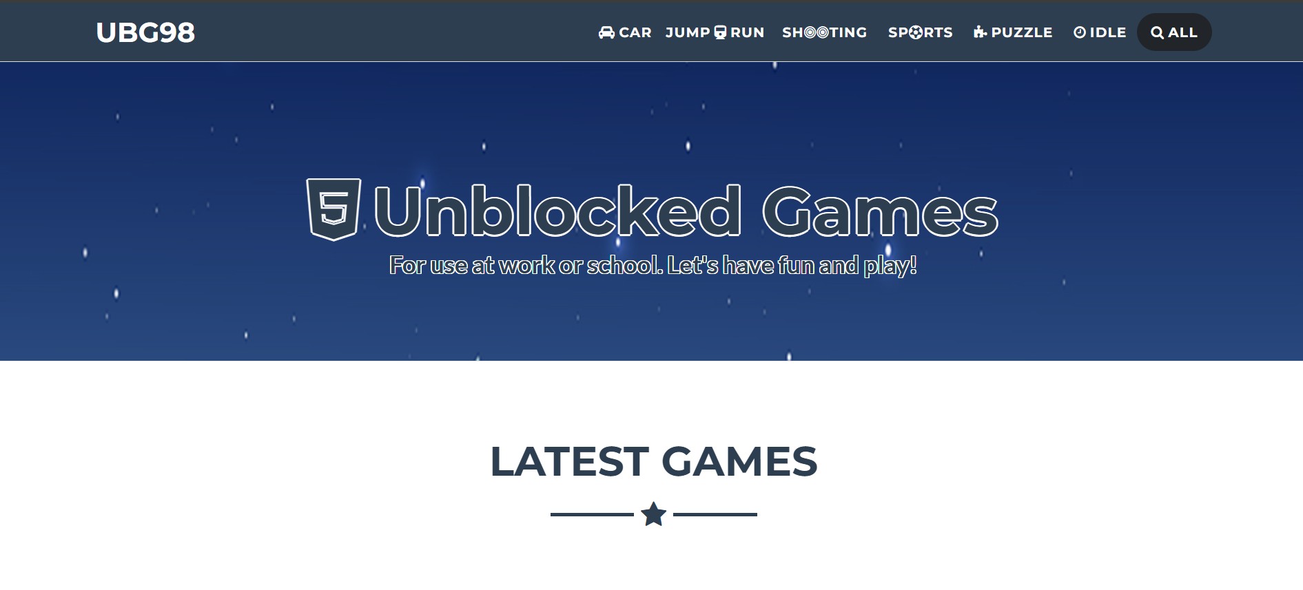 UBG98: How to Play and Access? - Top 10 Games